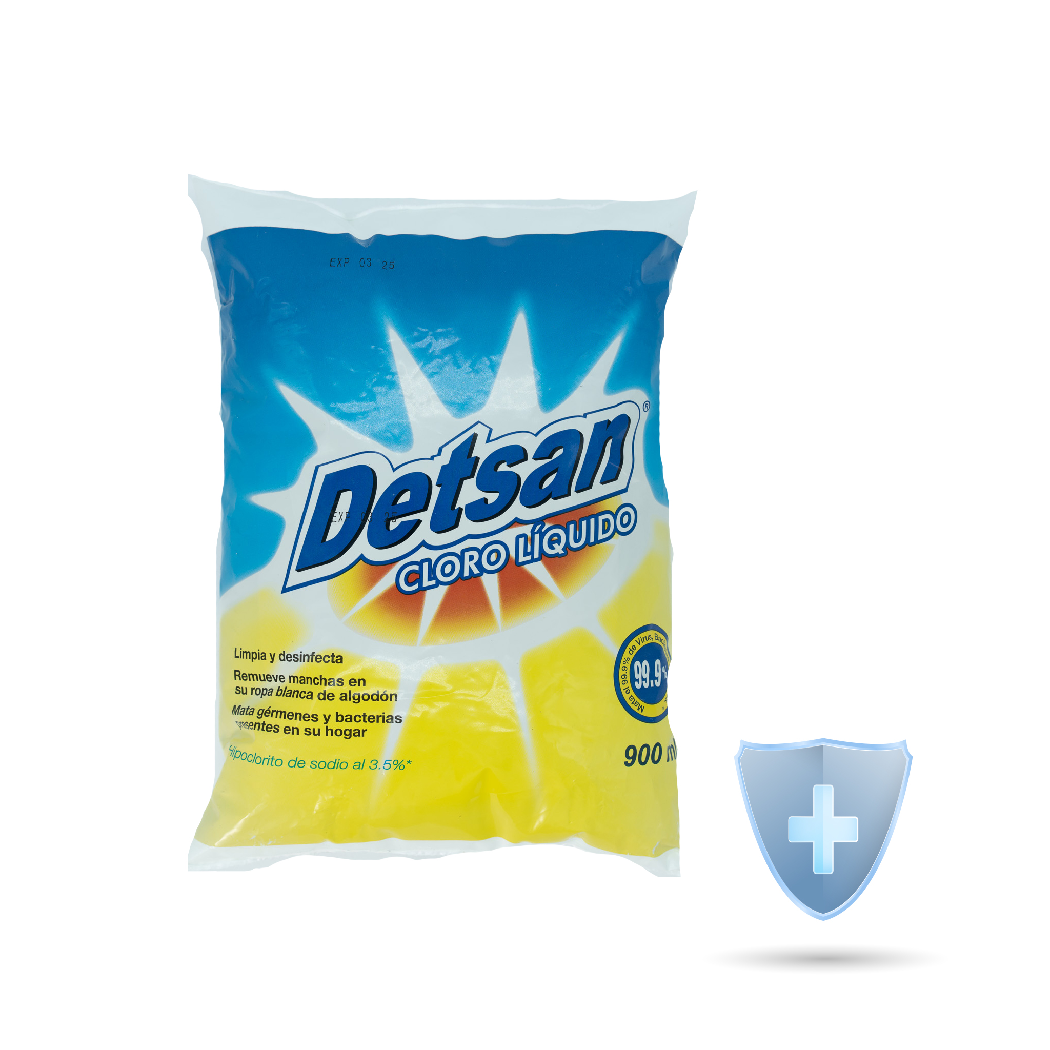 CLORO LIQUIDO 3.5% DETSAN 900ML – Industrial Equilab