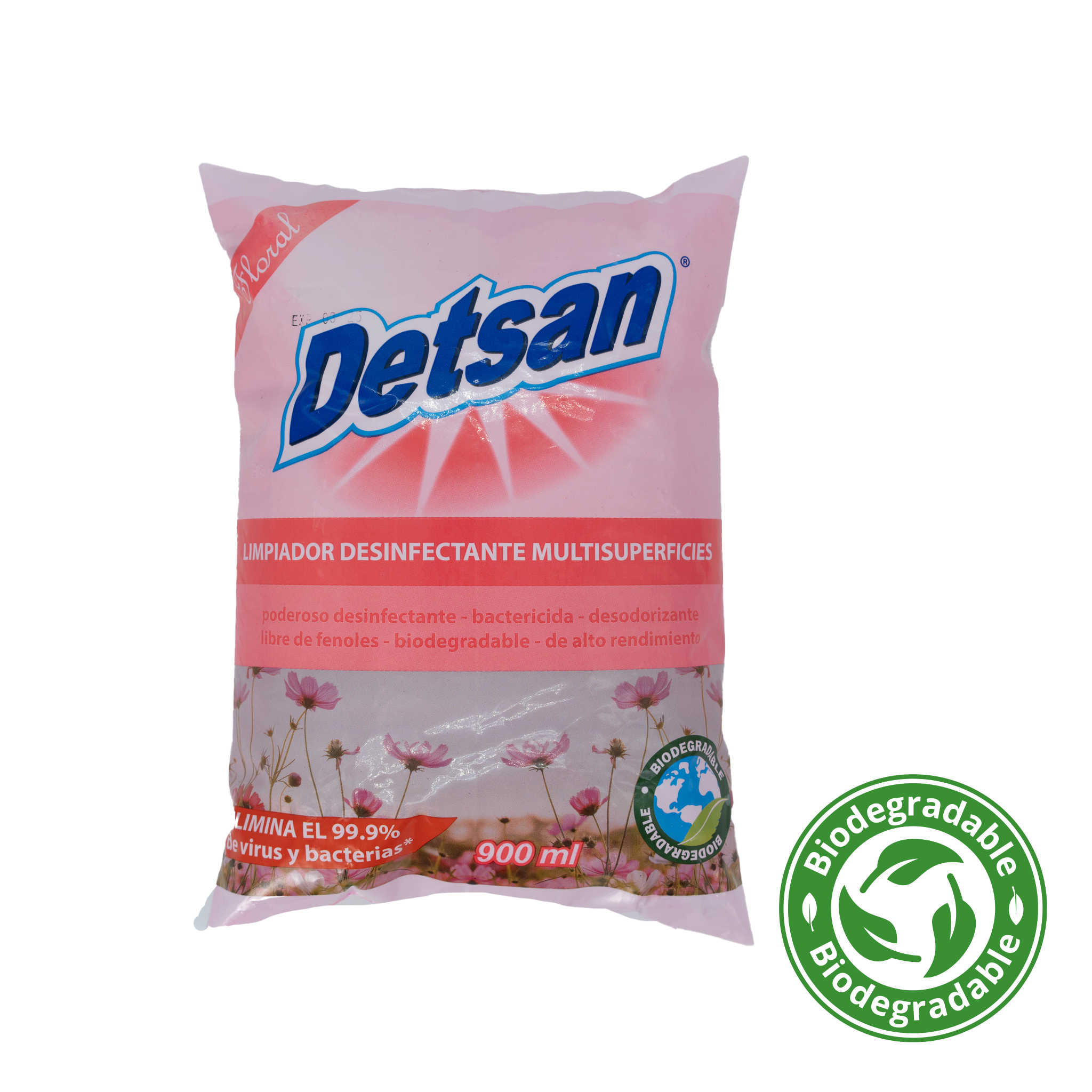 DESINFECTANTE DETSAN FLORAL 900ML – Industrial Equilab